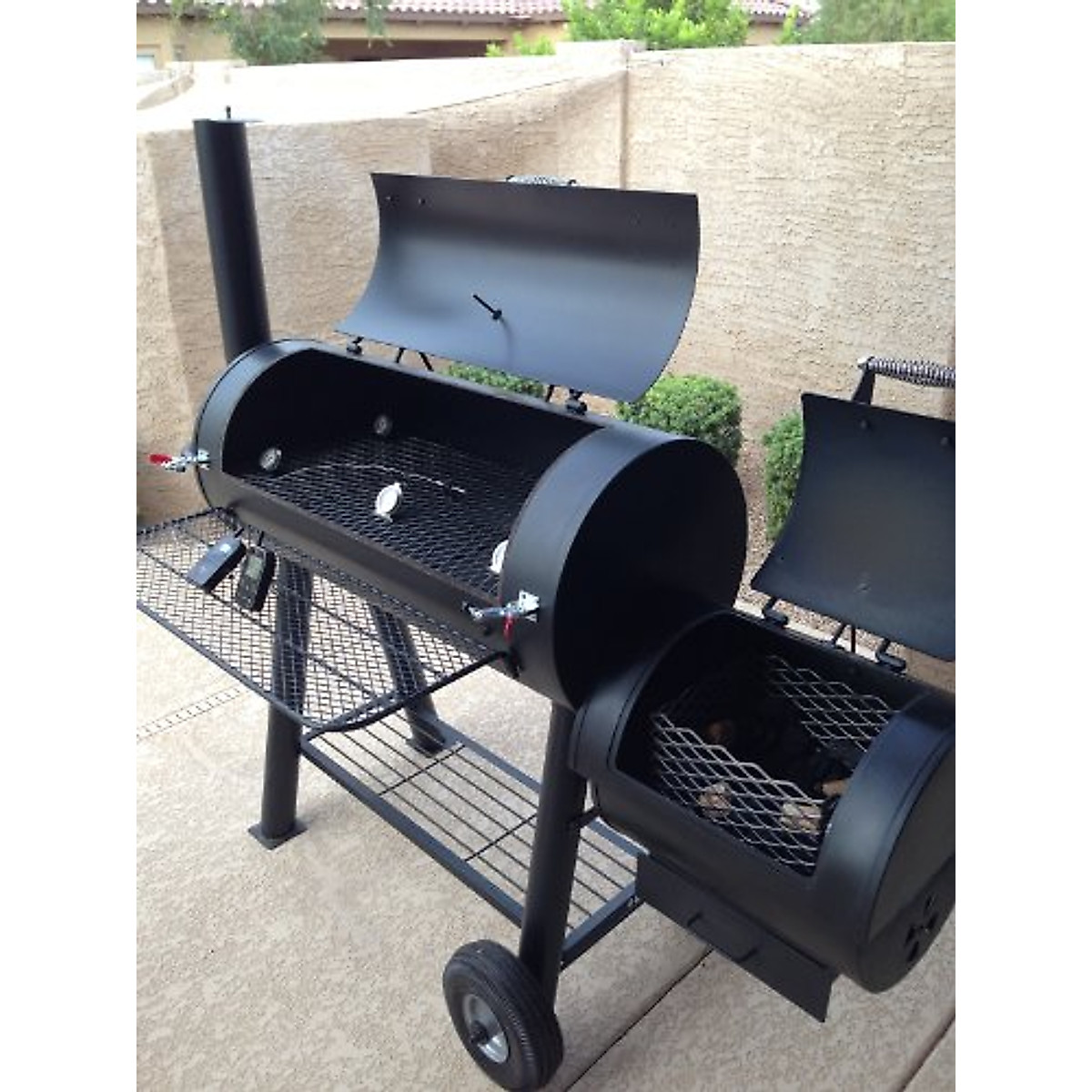 Smoker Toggle Latch, BBQ pit lid clamp. Front Flat mount 2 pk