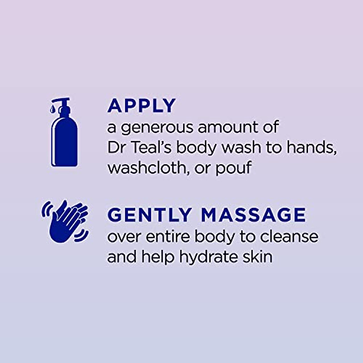 Dr Teal's Sleep Body Wash with Melatonin, Lavender & Chamomile & Essential Oil Blend, 24 fl oz.