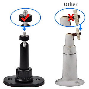 2 Pack Strong Adhesive Wall Mount for All-New Blink Outdoor 4 (4th Gen) & (3rd Gen), Blink XT / XT2, Blink Mini,2 Ways Installation Stick On or Screws,No Drilling(Camera not Included)