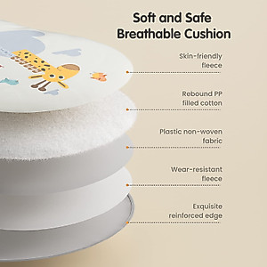 TUMAMA Baby Gym Activity Play Mat with Sounds,Lights and Music, Play Piano Gym,Early Development Light Up Playmat Toy Gift for Newborn Infants 0,3,6,9months (Giraffe)