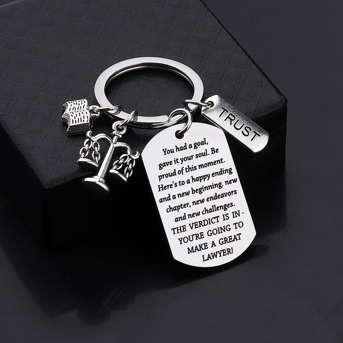 WSNANG New Lawyer Gift Lawyer Graduation Gift Law School Graduation Gift for Attorney Law Students (silver)