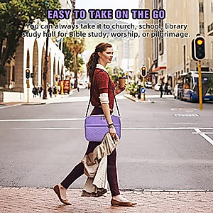 Large Bible Cover, Bible Case for Women, Stylish Bible Case with Adjustable Shoulder Strap, Bible Covers for Women, Bible Bag, Bible Carrying Case for Women