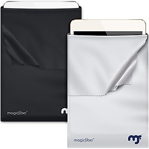MagicFiber Microfiber iPad Sleeve Case (2 Pack) Light Protection and Screen Cleaning for iPad 9.7, 10.5, Pro, New iPad Air - Compatible with 9.7-11 Inch iPad Tablets