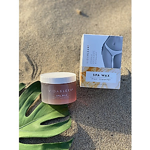 VidaSleek Hair Removal Wax Kit - Extra Strength Hair Removal Wax For Men and Women - Thick to Coarse Hair - 10 Oz