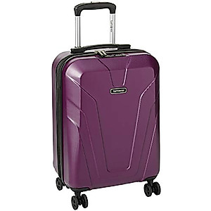 Samsonite Frontier Spinner Ladies Small Purple Polycarbonate Luggage Bag TSA Approved Q12050001