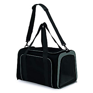 Petmate 21842 See and Extend Pets Carrier, Black