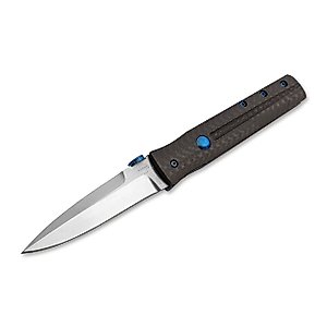 BÖKER PLUS IcePick Folding EDC Pocket Knife, Carbon Fiber Scales, Anodized Hardware, VG-10 Blade, Designed by Chuck Gedraitis
