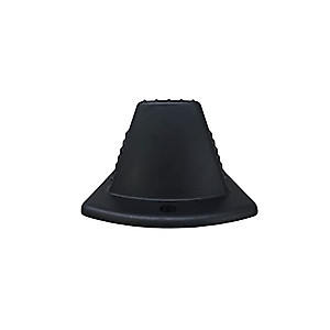 Shepherd Hardware 3762E Heavy Duty Jumbo Hard Plastic Door Wedge, 1-Pack, Black