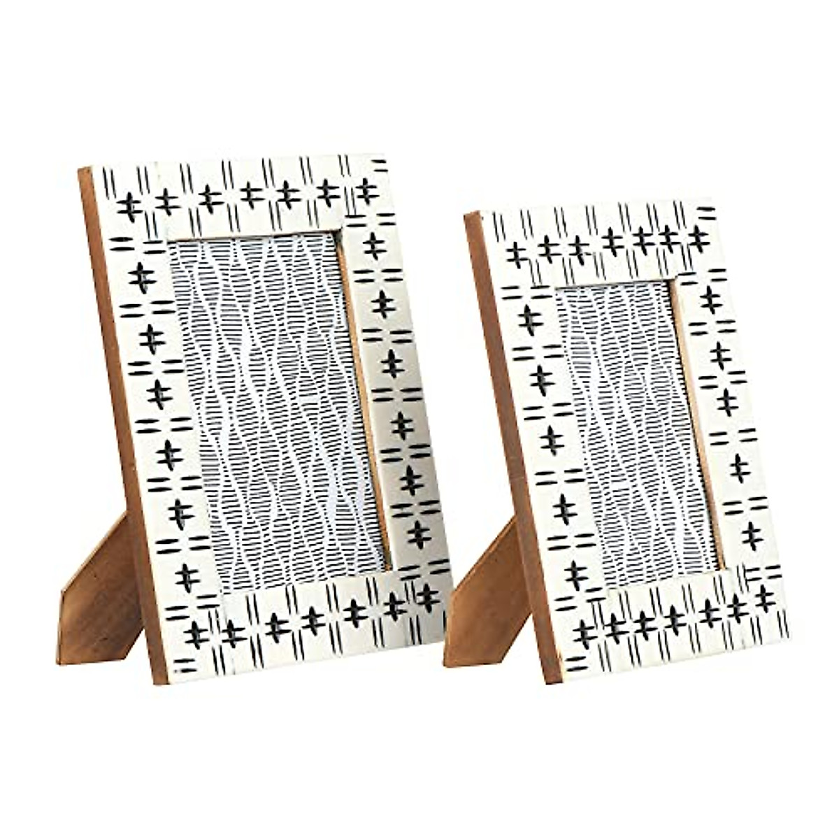 Main + Mesa Resin Photo Frames, Set of 2 (4x6” and 5x7”)