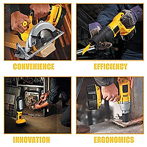 energup 2Pack 6500Ah DC9096 Replacement for Dewalt 18V Battery XRP Lithium DC9096 DC9098 DC9099 DW9095 DW9096 DW9098 DE9039 for 18V Dewalt Battery