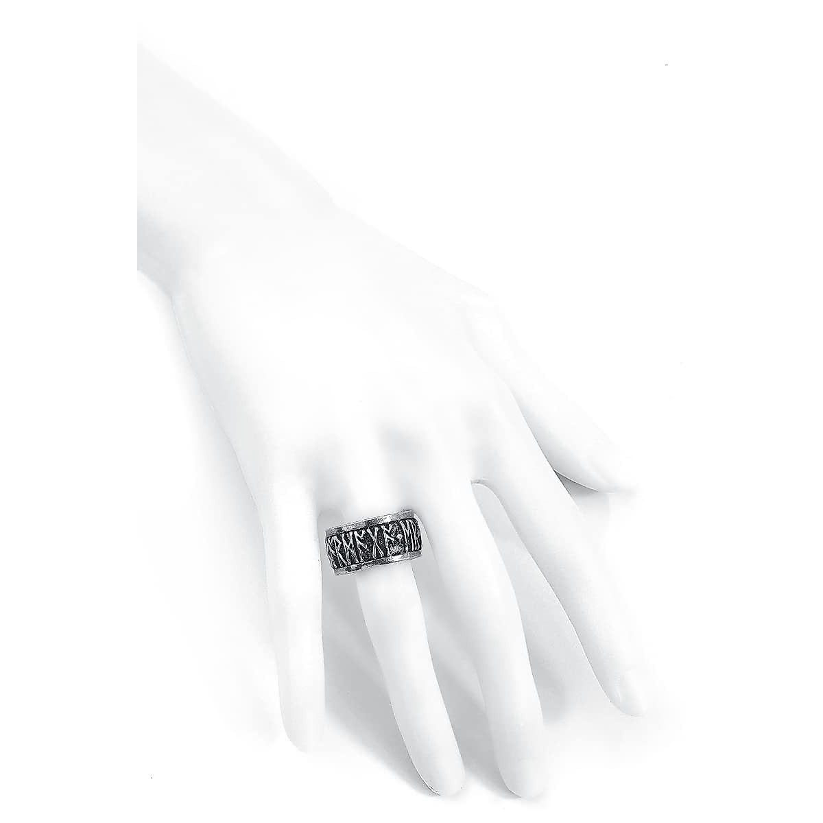 Alchemy Metal Wear Halloween Party Fashion Jewelry Runeband Ring Size Y/12