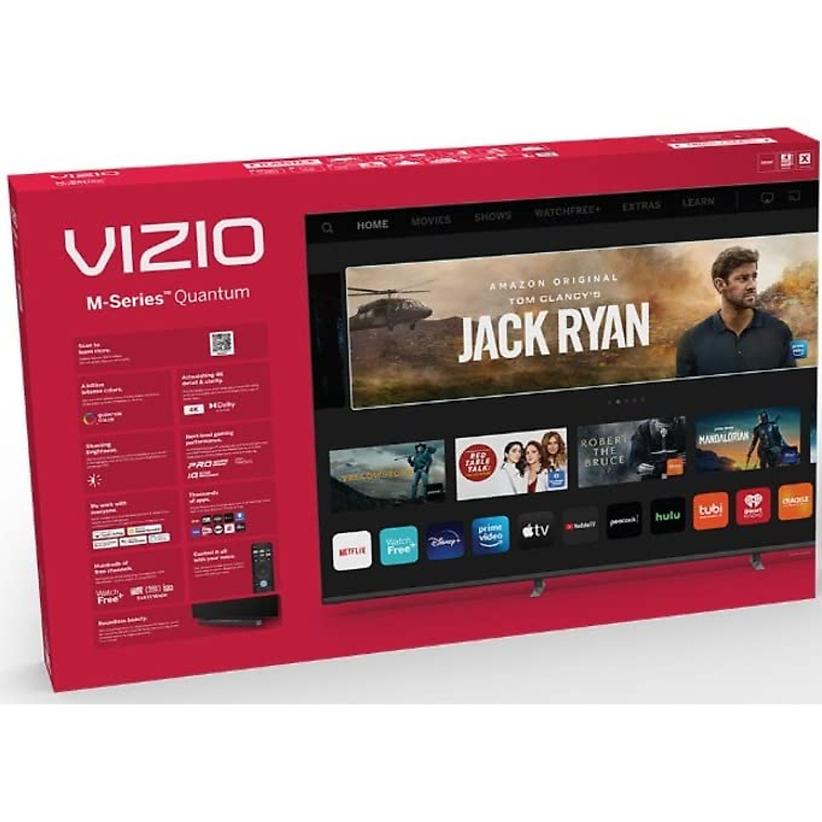 VIZIO 70-Inch M-Series 4K QLED HDR Smart TV w/Voice Remote, Dolby Vision, HDR10+, Alexa Compatibility, M70Q7-J03, 2022 Model