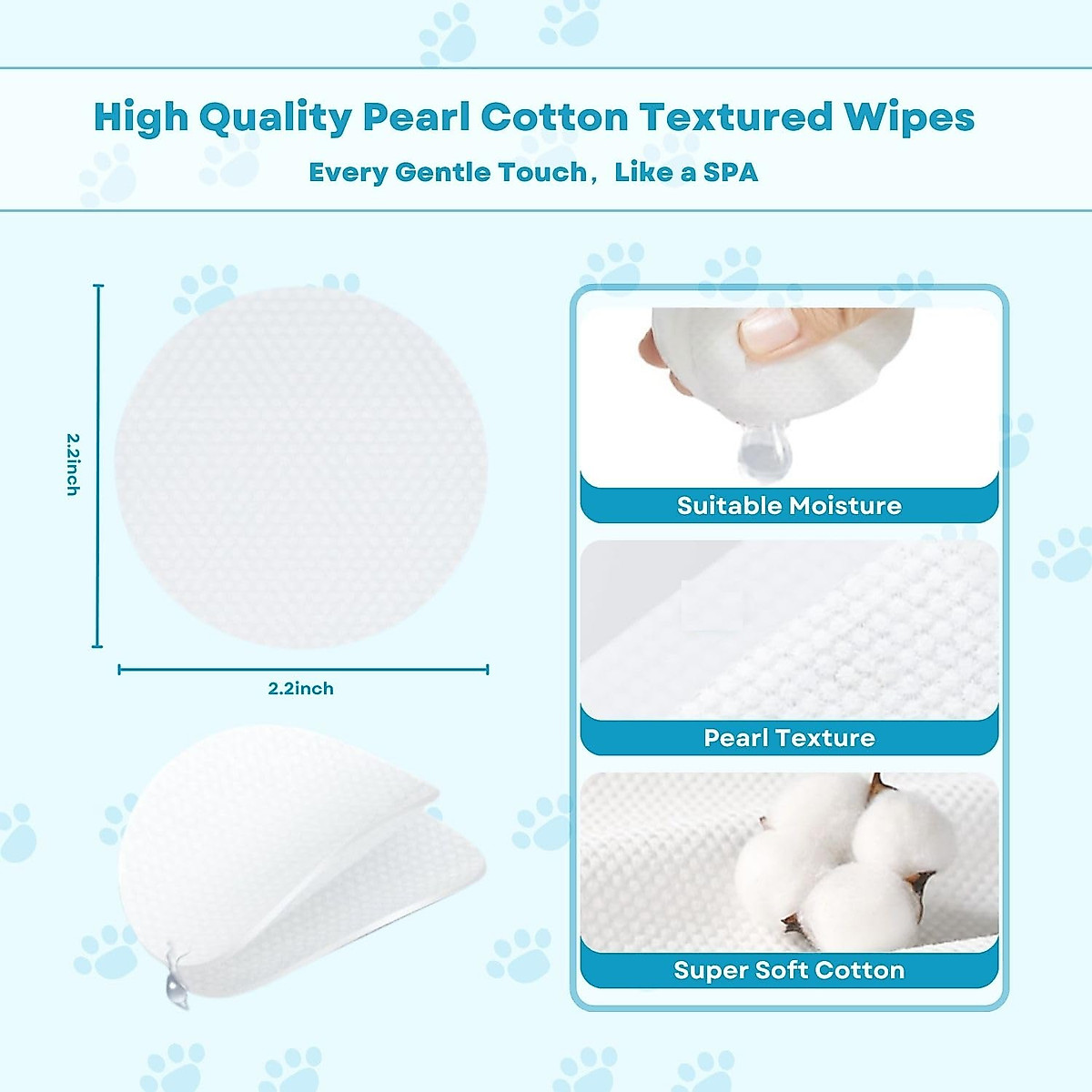 CINOKAI Pet Eye Wipes for Cats and Dogs, Dog Eye Wipes, Eye Wipes for Dogs, Pet Eye Wipes for Remove Tear Stain, Eye Debris, 100 Count