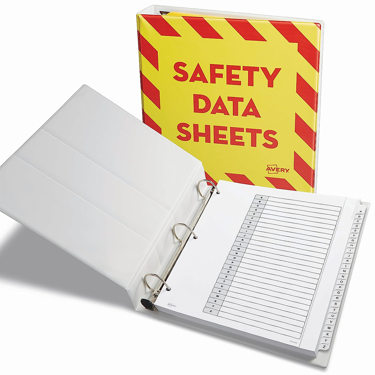 Avery Extra-Wide 26 Tab Dividers for 3 Ring Binders, Customizable Table of Contents, Multicolor Tabs, 1 Set (11166)