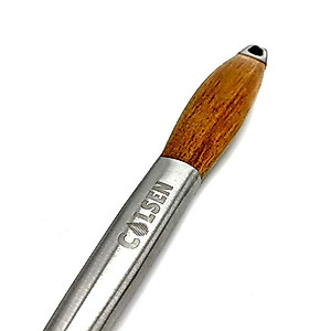 COLSEN Heavy Duty 3-Piece BBQ Grilling Tool Set, Stainless Steel Tongs, Spatula, & Fork, Kitchen Utensils Set, Camping Accessories, Brown