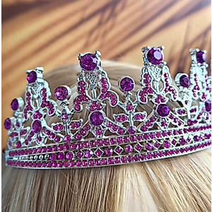 Bride to Be Tiara and Sash Party Kit Bridal Shower Tiara Women Party Favors Supplies Decorations Purple