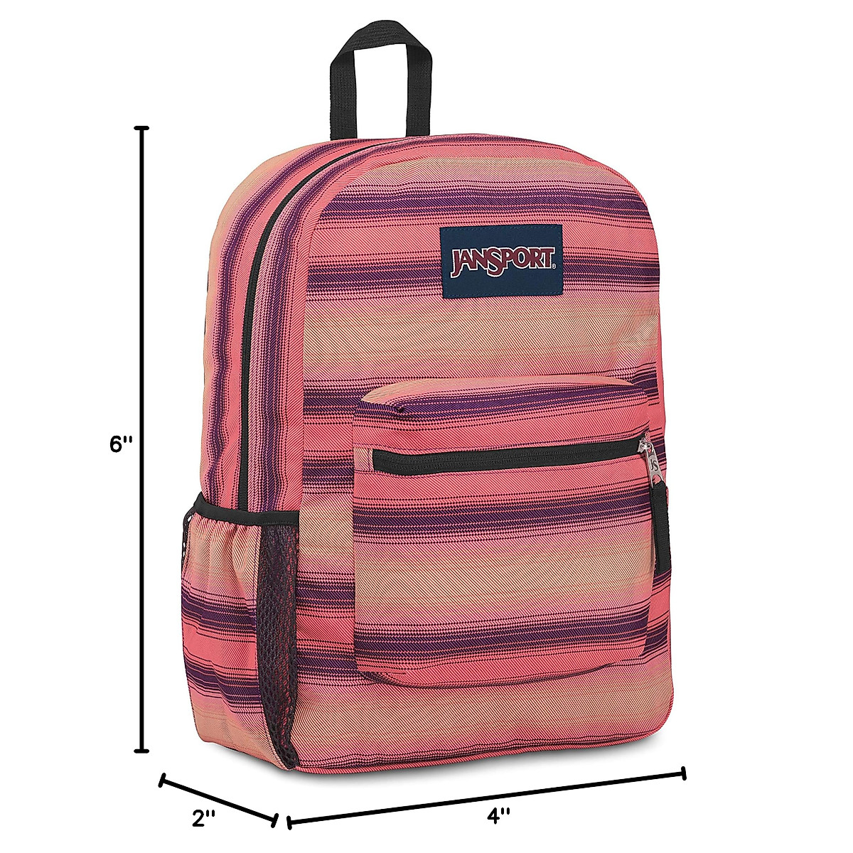 JanSport(ジャンスポーツ) Women Backpack, Sunset Stripe, One Size