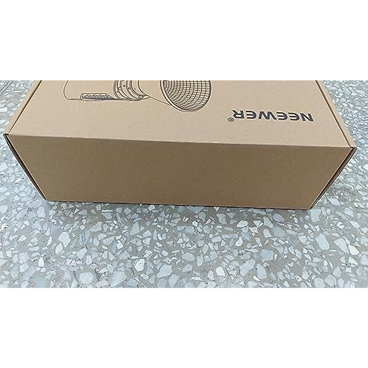 NEEWER MS60B LED Video Light 2.4G/APP Control, 65W Metal Mini Compact COB Continuous Output Lighting Spotlight 2700K-6500K, 40000lux@1m, CRI 97+/TLCI 98+, 12 Effects, PWM Dimming, Bowens Mount, Silver