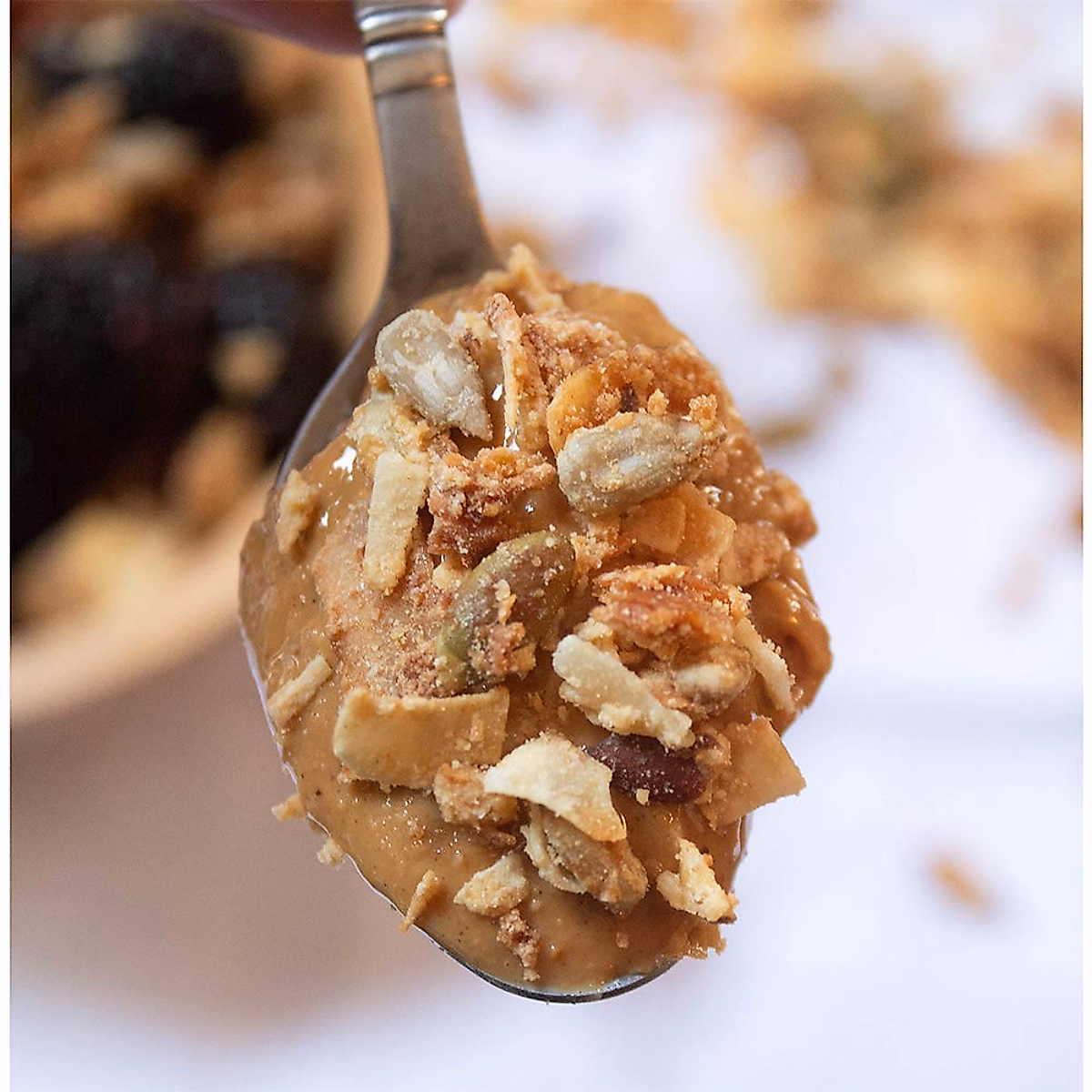 Keto Peanut Butter Crunch Granola by Keto and Co | Just 2.7g Net Carbs Per Serving | Gluten Free, Low Carb, Diabetic Friendly, Naturally Sweetened, No Added Sugar, Non-GMO | (10 Servings)