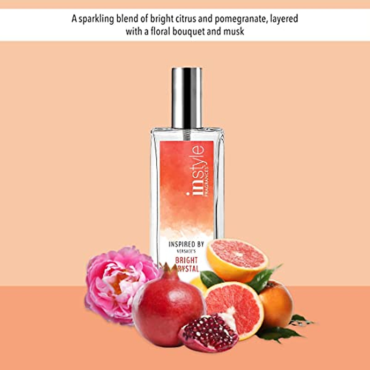 Instyle Fragrances | Women’s Eau de Toilette | Vegan, Paraben & Phthalate Free | Never Tested on Animals | 3.4 Fl Oz