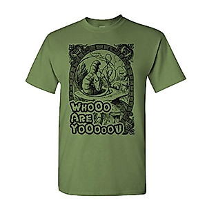 Caterpillar - Retro Alice in Wonderland Tee Shirt T-Shirt, XL, Military