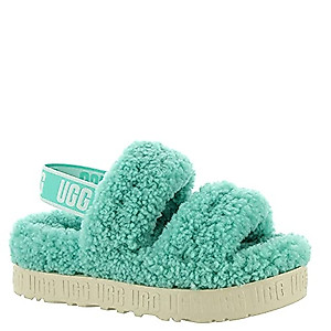 UGG Women's OH FLUFFITA Slipper, TIDE POOL, 8