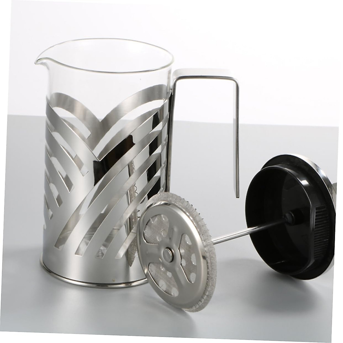 IMIKEYA 304 Coffee Filtration Teapot Coffee Maker Espresso Stainless Steel Coffee Pot Espresso Pot Coffee Filter Pot Filter Teapot Coffee Machines Tea Strainer Coffee Powder Fashion