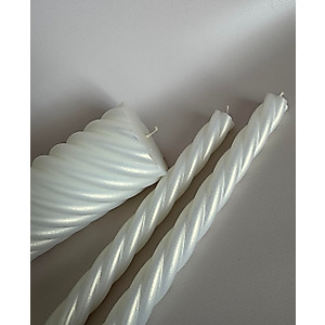 Magik Life Unity Candle Set for Wedding - Wedding Unity Set for Reception and Ceremony - Candle Sets - 6 Inch Pillar and 2 * 10 Inch Tapers-White