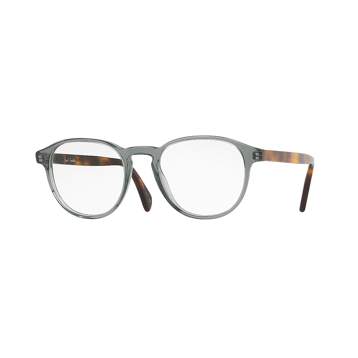 Paul Smith MAYALL PM8263 - 1541 Eyeglasses Translucent Green ivy/ Havana w/ Clear Demo Lens 48mm