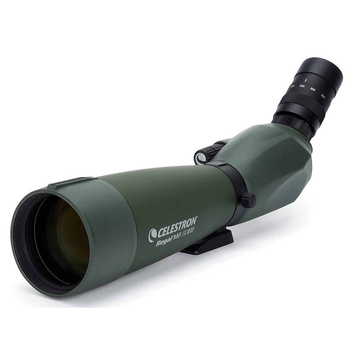 Celestron Regal M2 80ED Spotting Scope – Fully Multi-Coated Optics – Hunting Gear – ED Objective Lens for Bird Watching, Hunting and Digiscoping – Dual Focus – 20-60x Zoom Eyepiece
