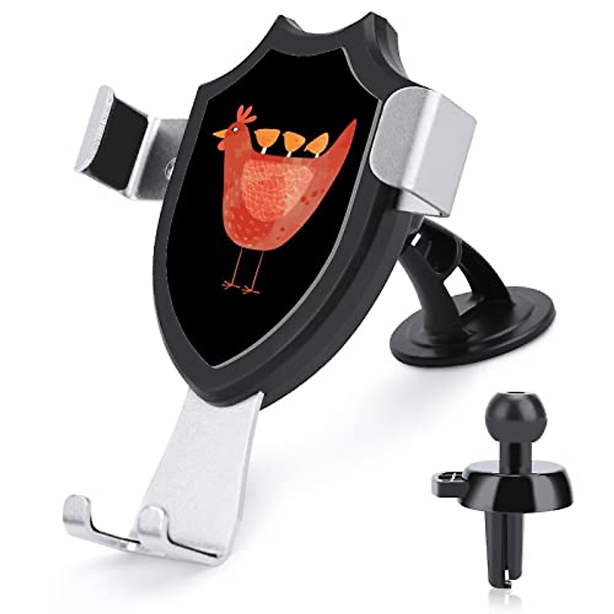 Hen Chicks Car Phone Holder Mount Universal Cellphone Vent Clamp for Dashboard Windshield Stand