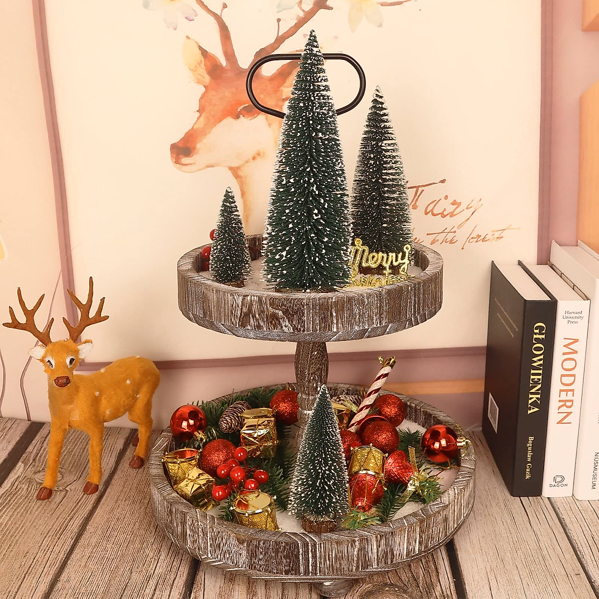 Desktop Miniature Pine Tree Tabletop Christmas Tree Small Pine Tree Decor Christmas Tree Toppers