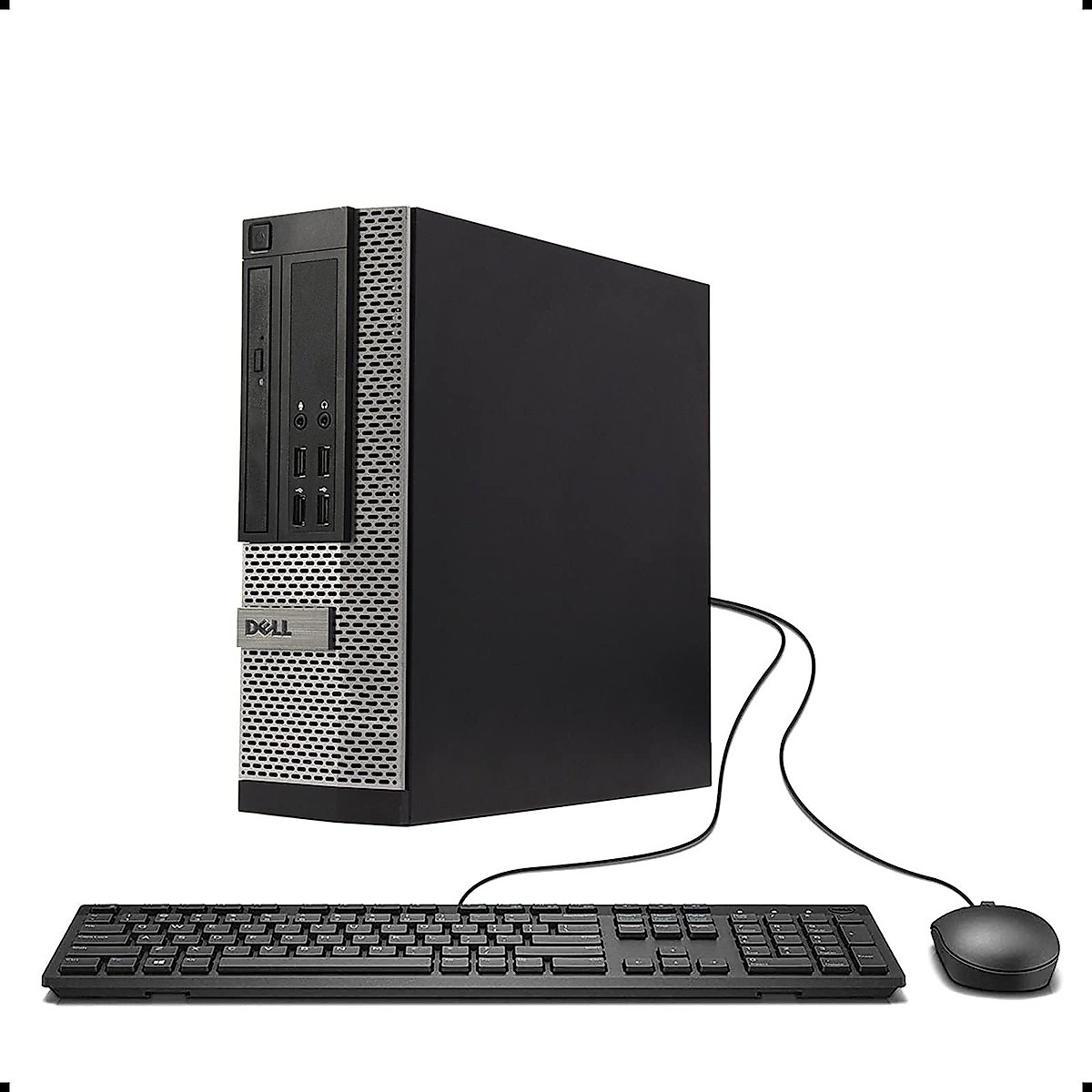 DELL Optiplex 9020 SFF High Performance Desktop Computer, Intel Core i7-4790 up to 4.0GHz, 16GB RAM, 480GB SSD, Windows 10 Pro, USB WiFi Adapter, (Renewed)']
