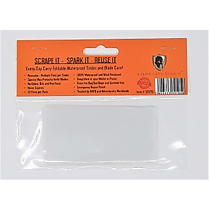 Go Prepared Survival GOP676 Spartan Fire Multi-Use Tinder, White