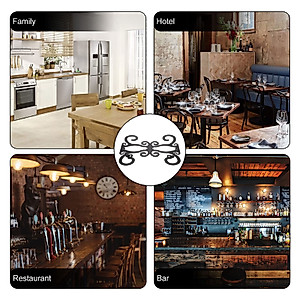 Kichvoe Metal Cup Holder Cup Rack for Kitchen Metal Glass Holder Cabinet Glass Rack Wine Cup Shelf Upside down Cup Rack Under Shelf Glass Rack Kitchen Cup Rack Iron Household Wine Glass