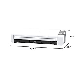 Doxie Pro DX400 - Wired Document Scanner and Receipt Scanner for Home and Office. The Best Desktop Scanner, Small Scanner, Compact Scanner, Duplex Scanner (Two Sided Scanner), for Windows and Mac