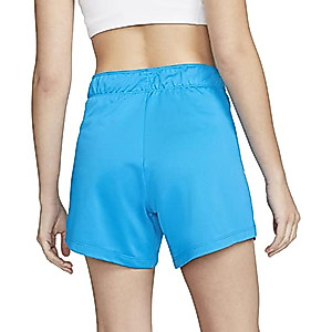 Nike Women's Dri-FIT Attack Training Shorts (as1, Alpha, l, Regular, Regular, Laser Blue/White)