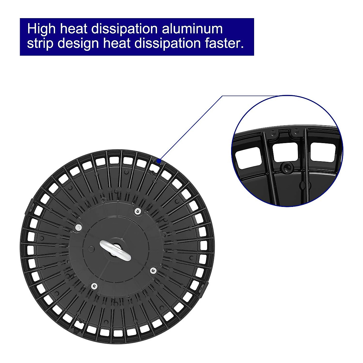 240W led high bay lighting,1-10V Dimmable ufo high bay light with plug，AC90-277V 5000K Daylight white， IP65 Waterproof Commercial Grade Area Warehouse Workshop Hanging Lighting Fixtures （1pack）