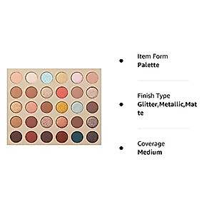 ColourPop YOU'RE GOLDEN Eyeshadow Palette Mega Matte Metallic Semi-Sparkle Glitter Cruelty-Free Super-Pigmented Color