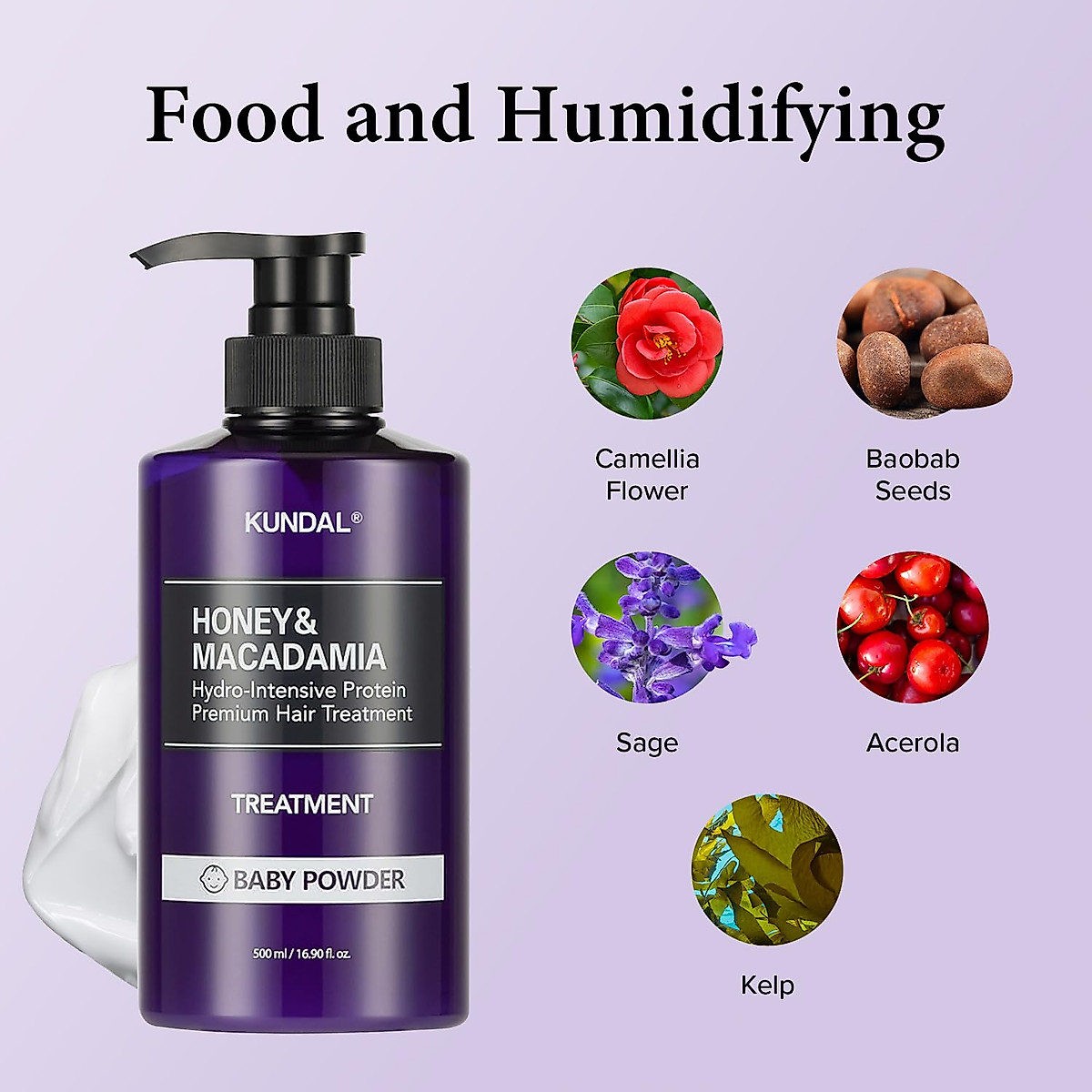 KUNDAL Honey&Macadamia Hydro-Intensive Protein Premium Nature Hair Treatment(Pink Grapefruit) 500ml