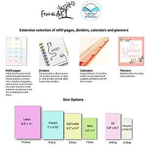 A5 Color Notes Refill to do list for Ring Bound Planners and Notebooks, fits Filofax, Kikki K, Recollection, Carpe Diem, 6 Ring binder, (PLANNER NOT INCLUDED) (Pink (To Do))