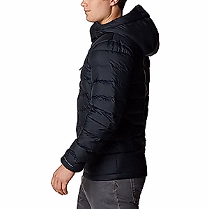 Columbia Men's Autumn Park Down Hooded Jacket, Black, XX-Large
