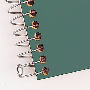 Five Star Small Spiral Notebooks, 6 Pack, 2 Subject, College Ruled Paper, 9-1/2" x 6", 100 Sheets, Amethyst Purple, Sedona Orange, Seaglass Green, Tidewater Blue, Gray, Black (73711)