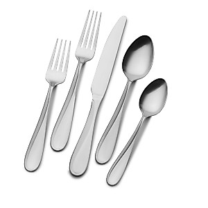 Pfaltzgraff Payton Frost 18.0 Stainless Steel 20 Piece Set, Service For 4