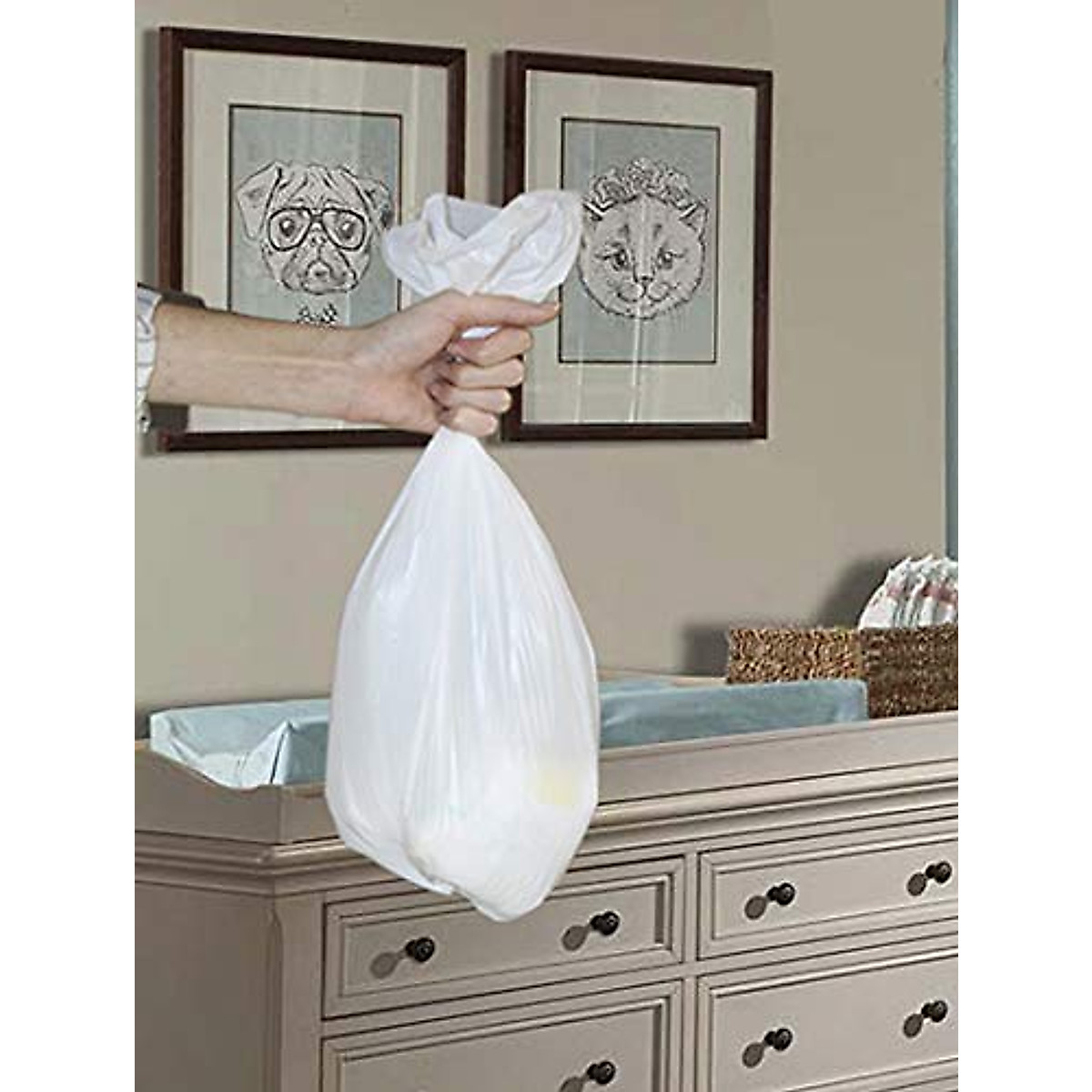 Hippo Sak Plant-Based Diaper Disposal Bags, 450 Count