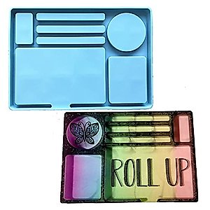 Large Resin Tray Molds, Rectangle Resin Mold Silicone for Epoxy Resin, Silicone Tray Mold for Resin Casting, Silicone Molds for Epoxy Resin Tray, Resin Tray Molds for DIY Jewelry Box, Home Decoration