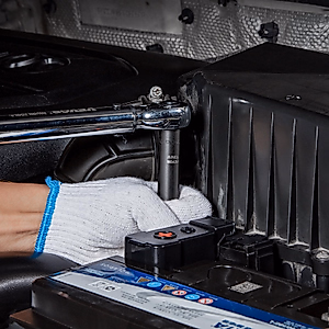 VEVOR 1/2" Drive Impact Socket Set, 34 Piece Socket Set Metric 8-36mm, 6 Point Cr-MO Alloy Steel for Auto Repair, Easy-to-Read Size Markings, Rugged Construction, Includes Storage Case