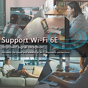 JINTAI WiFi 6e Antenna 2T2R Dual Band 2.4G/5G/ 6G/ for ASUS 2T2R ROG Strix B660-I/Z590-E Z590-F Z590-I/Z690-A Z690-E Z690-I Z690-F Z690-G Z690-F/X570-E X570-PRO Gaming Z690-PLUS/ProArt Z690