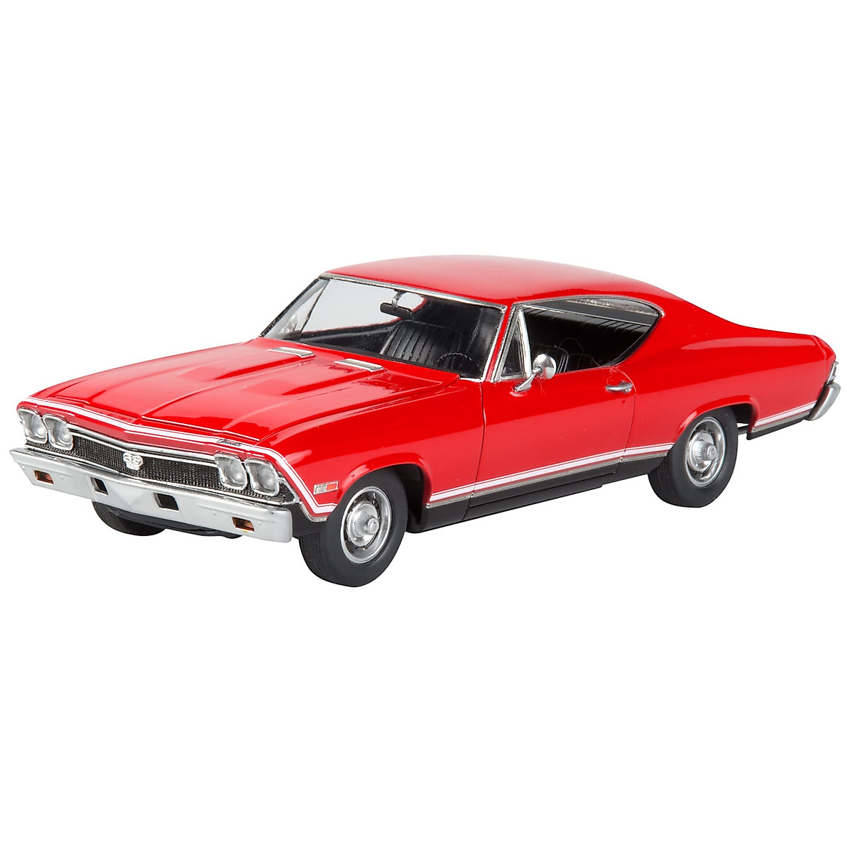 Revell 85-4445 '68 Chevy Chevelle SS 396 Model Car Kit 1:25 Scale, Skill Level 5 Plastic Model Building Kit, Red, Small, 126-Piece