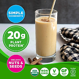 Orgain Organic Simple Vegan Protein Powder, Vanilla - 20g Plant Based Protein, With less Ingredients, No Artificial Sweeteners, Gluten Free, No Lactose Ingredients, 1.25 lb (Packaging May Vary)